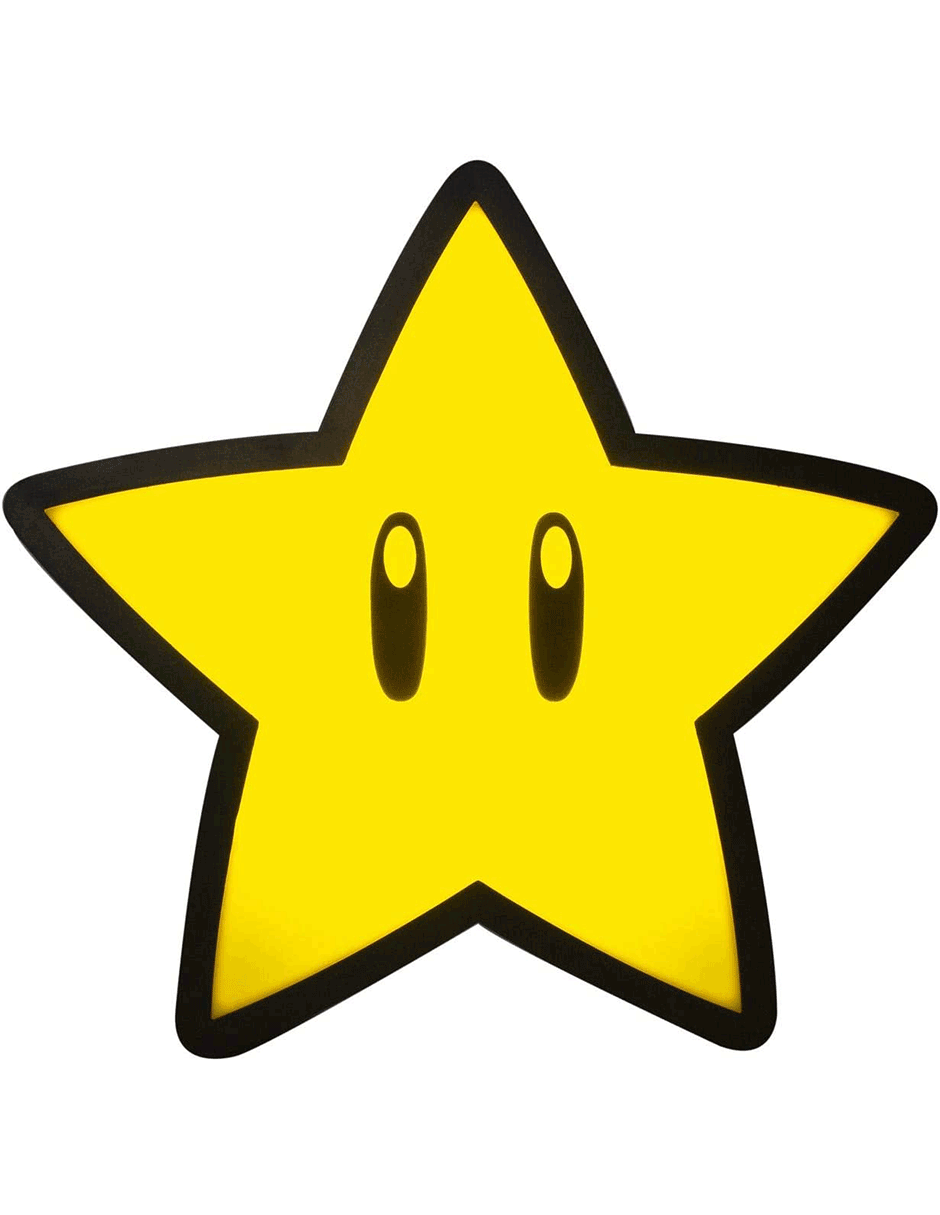 Luz Decorativa de Super Mario - Super Star – Fan Army Wholesale
